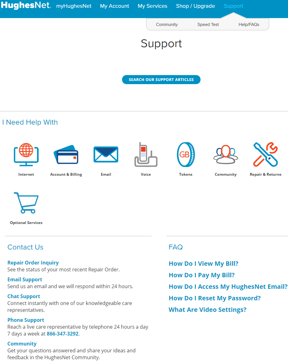 Revamped Support Articles! | Hughesnet Community - 74623